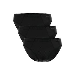 Ammann Herren Slip "Slip Cotton & More Mini Slip 3P 3er Pack", Gr. L, schwarz, Obermaterial: 57% Modal CMD. 35% Baumwolle CO. 8% Elasthan EL.,