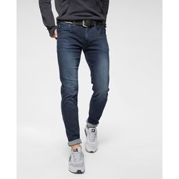 Replay Herren Slim-fit-Jeans "Anbass Superstretch", blau, Gr. 32, Denim/Jeans, Obermaterial: 90% Baumwolle, 8% Polyester, 2% Elasthan, Jeans,