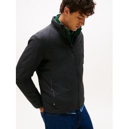 Tommy Hilfiger Herren Blouson "LIGHTWEIGHT"schwarz, Gr. S, Web, Obermaterial: 100% Polyamid, Jacken, Freizeitjacke, &Uuml;bergangsjacke mit Stehkragen