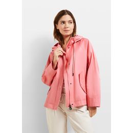 Bugatti Damen Blousonrose, Gr. 38, unifarben, 60% Baumwolle, 40% Polyester, Jacken, mit lockerer Passform