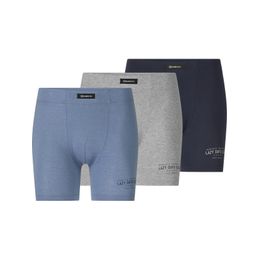 Babista Herren Retro Pants "3er Pack Retropants DOMETISSI", Gr. LXL, blau, Obermaterial: 95% Baumwolle CO. 5% Elasthan EL., Unterhosen