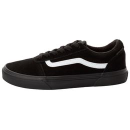 Vans Kinder Sneaker "YT Ward VansGuard", Gr. 38, schwarz, Leder, Synthetik, Schuhe