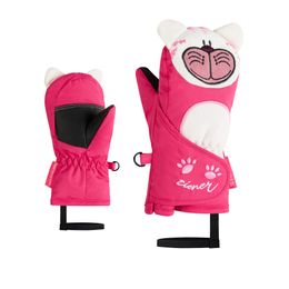 Ziener Kinder F&auml;ustlinge "LANIMALO-Z glove mini", rosa, Gr. 2,5, Obermaterial: 100% Polyester; Innenseite: 100% Polyester; Futter: 100% Polyester;