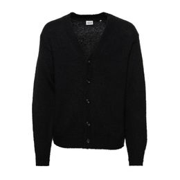 !Solid SOLID Herren Strickjacke "Strickjacke SDHamed", schwarz, Gr. XXL, Obermaterial: 39% Polyacryl PAN. 31% Nylon NY. 20% Polyester PES. 10% Wolle WO.,