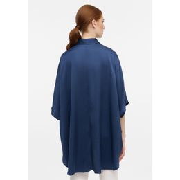 Eterna Damen Longbluse "OVERSIZE FIT", blau, Gr. 36, 100% Viskose, Blusen