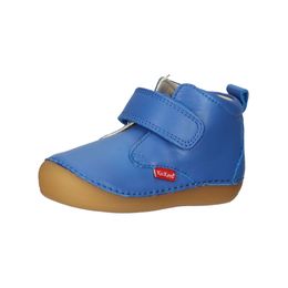 Kickers Baby Lauflernschuh "Kickers Halbschuhe Leder", Gr. 18, blau, Leder, Schuhe