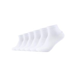 s.Oliver Damen Kurzsocken "originals", Gr. 47, wei&szlig;, Baumwollmischung, unifarben, Socken, mit weichem Bund