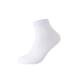 Camano Herren Kurzsocken "Kurzsocken 10er Pack", Gr. 35, wei&szlig;, 80% Baumwolle, 17% Polyamid, 3% Elasthan, uni, Socken