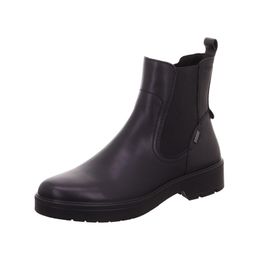 Legero Damen Stiefelette "Legero Stiefelette Leder/Textil", Gr. 40, schwarz, Leder, Textil, Schuhe