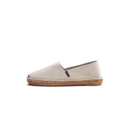 VISCATA Damen Espadrille "Barceloneta", Gr. 38, beige, Textil, Schuhe, aus Baumwolle und Natur-Jute hergestellt