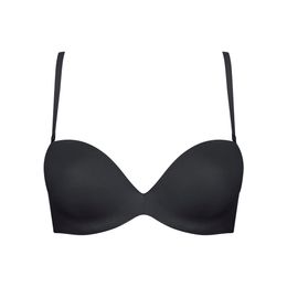 Triumph Damen B&uuml;gel-BH "Stepy Soft", Gr. 80, schwarz, Microtouch, Obermaterial: 56% Polyamid, 21% Polyester, 12% Elasthan, 11% Baumwolle, unifarben,