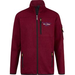 Babista Herren Sweatjacke "Strickfleecejacke FLORENUNTO", rot, Gr. 50, Obermaterial: 100% Polyester COOLMAX PES(Coolmax)., Sweatjacken