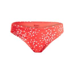 Roxy Damen Bikini-Hose "Pt Beach Classics", rot, Gr. XS, Obermaterial: 85% Microfaser, 15% Elasthan;, Badehosen