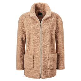 GOLDNER Damen Blouson "Teddy Jacke mit Stehkragen", braun, Gr. 40, Obermaterial: 100% Polyester PES., Jacken
