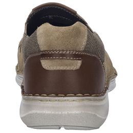 Josef Seibel Herren Slipper "New Anvers 78", Gr. 43, beige, Leder, Textil, Schuhe, Schlupfschuh, Freizeitschuh, Sneaker mit Gummizug