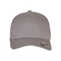 Flexfit Damen Flex Cap "Flexfit Unisex V-Flexfit COTTON TWILL CAP"grau, Gr. S, unifarben, 98% Baumwolle, 2% Elasthan, Caps
