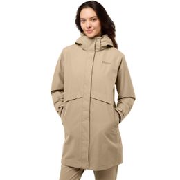 Jack Wolfskin Damen 3-in-1-Funktionsparka "BAYLIGHT", braun, Gr. L, Obermaterial: 100% Polyester, Jacken, 3in1, wasserdicht, Übergangsjacke
