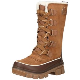 Sorel Damen Snowboots "Sorel Stiefel Veloursleder", Gr. 39, braun, Veloursleder, Schuhe