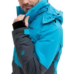 Maier Sports Herren Skijacke "Roccarasa M", blau, Gr. 68, 100% Polyester, Jacken, Herren Winterjacke wasserdicht u. atmungsaktiv