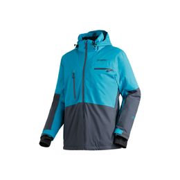 Maier Sports Herren Skijacke "Roccarasa M", blau, Gr. 52, 100% Polyester, Jacken, Herren Winterjacke wasserdicht u. atmungsaktiv