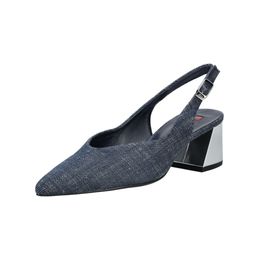 Högl HÖGL Damen Slingpumps "Högl Pumps Textil", Gr. 41,5, blau, Textil, Schuhe