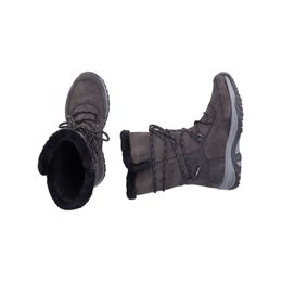 Rieker Damen Stiefel "Rieker Stiefel Lederimitat", Gr. 38, grau, Lederimitat, Schuhe