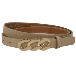 AnnaMatoni Damen Lederg&uuml;rtel "AnnaMatoni Lederg&uuml;rtel Elina Lederg&uuml;rtel Elina", beige, Gr. 100, 100% Leder, G&uuml;rtel