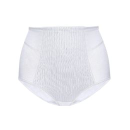 SuSa Damen Miederslip "Miederslip Cremona", Gr. 70, wei&szlig;, Stoff, Obermaterial: 66% Polyamid PA. 34% Elasthan EL., Unterhosen