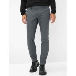 Brax Herren Chinohose "Style SILVIO", grau, Gr. 34, 84% Polyester, 12% Viskose, 4% Elasthan, Hosen