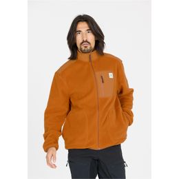 WHISTLER Herren Fleecejacke "Felis", orange, Gr. M, unifarben, 100% Polyester, Jacken, aus weichem Teddyfleece mit flachen N&auml;hten