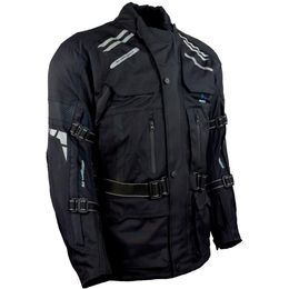 Roleff Motorradjacke "Kodra RO", S, schwarz, Jacken, Mit Sicherheitsstreifen
