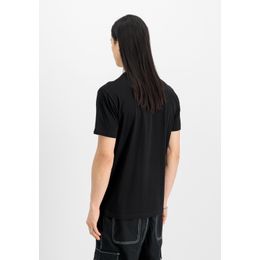 Herren T-Shirt "Nebula T-Shirt", schwarz, Gr. L, Alpha Industries, Obermaterial: 100% Baumwolle, Shirts