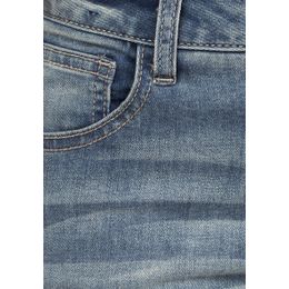 Arizona Damen Skinny-fit-Jeans "Ultra-Stretch", blau, Basic, Gr. 23, Denim/Jeans, Obermaterial: 74% Baumwolle, 24% Polyester, 2% Elasthan, Jeans,