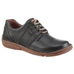 Josef Seibel Damen Schn&uuml;rschuh "Neele 44", Gr. 38, blau, Leder, Schuhe, Freizeitschuh, Komfortschuh mit Wechselfu&szlig;bett aus Leder
