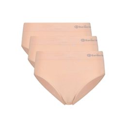 Bamboo basics Damen Slip "Slip BELLE 3er Pack", Gr. M, beige, Obermaterial: 80% Viskose CV. 13% Polyamid PA. 7% Elasthan EL., Unterhosen