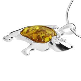 OSTSEE-SCHMUCK Damen Kette mit Anh&auml;nger "OSTSEE-SCHMUCK Kette mit Anh&auml;nger Katze Kette mit Anh&auml;nger Katze", 50cm, Silber 925 (Sterlingsilber), L: 42,