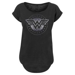 F4NT4STIC Damen T-Shirt "Wonder Woman Star Shield'", schwarz, Gr. L, Obermaterial: 100% Baumwolle, Shirts, Print