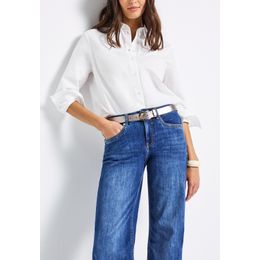 Street One Damen Lederg&uuml;rtel, gold, Gr. 100, unifarben, Stoff, 100% Leder, G&uuml;rtel, Echtleder