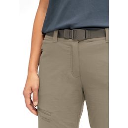 Maier Sports Damen Outdoorhose "Lulaka Winter", beige, Gr. 22, 90% Polyamid, 10% Elasthan, Hosen, Damen Winter Wanderhose, Funktionshose mit