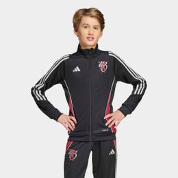 M&auml;dchen Trainingsjacke "JB TIRO JKT Y", schwarz, Gr. 164, adidas Performance, Obermaterial: 100% Polyester, Jacken