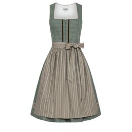 Nübler NÜBLER Damen Dirndl "Dirndl Midi Franzi"grün, Gr. 36, Obermaterial: 100% Polyester PES., Kleider
