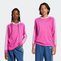 Jungen Langarmshirt "LONGSLEEVE", pink, Gr. 140, adidas originals, Obermaterial: 100% Polyester, Shirts