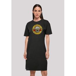 F4NT4STIC Damen Shirtkleid "Guns 'n' Roses Vintage Logo Black", schwarz, Gr. 4XL, Obermaterial: 100% Baumwolle, Kleider, Premium Qualit&auml;t