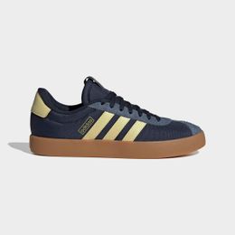 Herren Sneaker "VL COURT 3.0", adidas Sportswear, Gr. 43, gelb, Leder, Textil, Schuhe