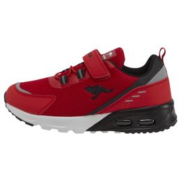 Kangaroos Damen Sneaker "KX-Arg EV", Gr. 32, rot, Synthetik, Textil, Schuhe, mit Klettverschluss