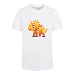 F4NT4STIC M&auml;dchen T-Shirt "Dinosaurier S&uuml;&szlig;", wei&szlig;, Gr. 122, Obermaterial: 100% Baumwolle, Shirts, Premium Qualit&auml;t