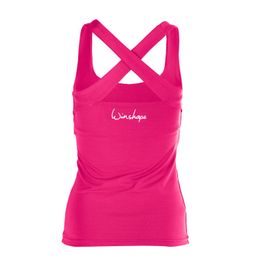 WINSHAPE Damen Sporttop "WVR25", pink, Gr. XS, 90% Baumwolle, 10% Elasthan, Tops, Cross Back Style