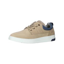 Bullboxer Herren Sneaker "Bullboxer Sneaker Leder", Gr. 41, beige, Leder, Schuhe