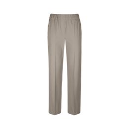 Madeleine Mode MADELEINE Damen B&uuml;gelfaltenhose "Hose Hose in Ceramica-Qualit&auml;t", beige, Gr. 38, Obermaterial: 67% Polyester PES. 29% Viskose CV. 4% Elasthan EL.,