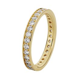 OROLINO Damen Fingerring "333/- Gelbgold glanz synth. Zirkonia", 056 (17,8), Gold, gelb, Gold, Fingerringe